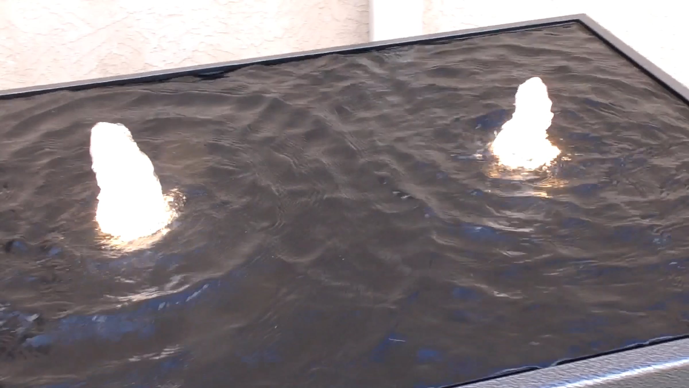 Stainless Reflection Pool Fountain