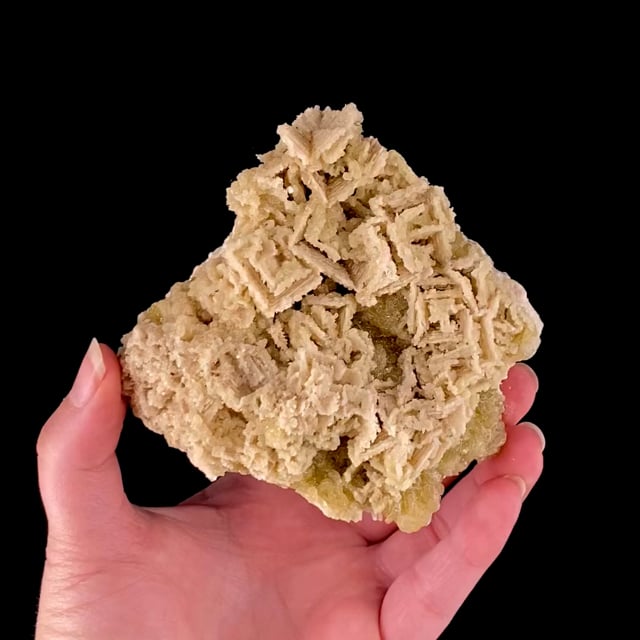 Trona pseudomorphs after Halite on Trona (rare) (recent find) | Owens ...