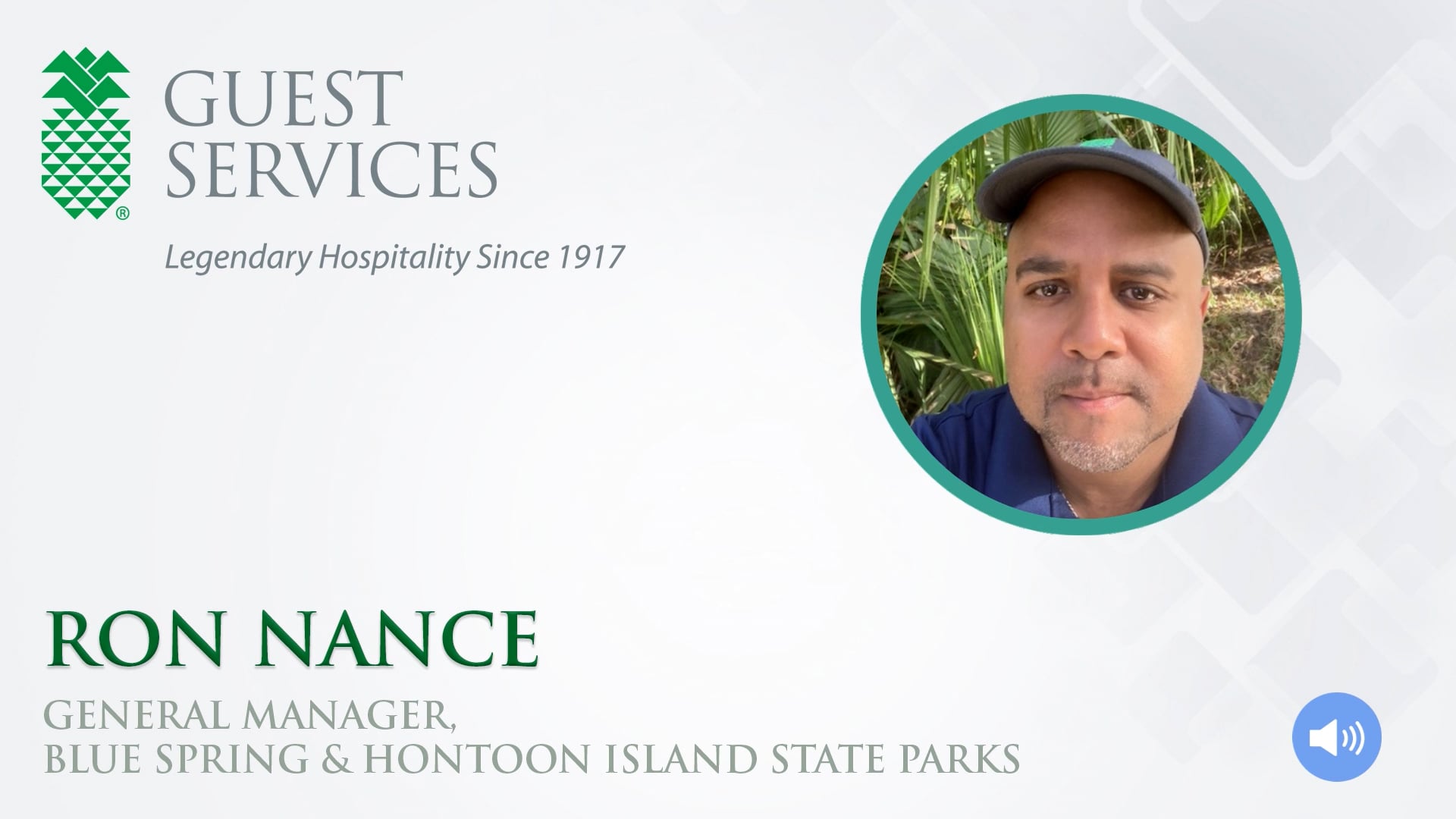 Blue Spring State Park GM – Ron Nance on Vimeo