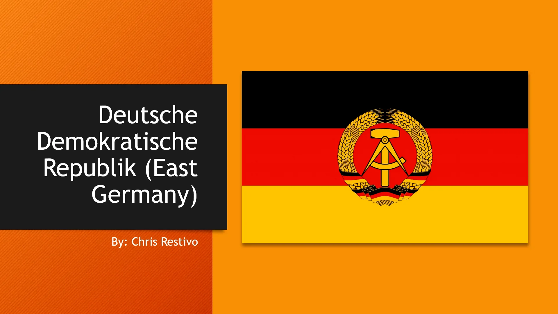 Mod 5 Chris Restivo Power Point East Germany with audio on Vimeo