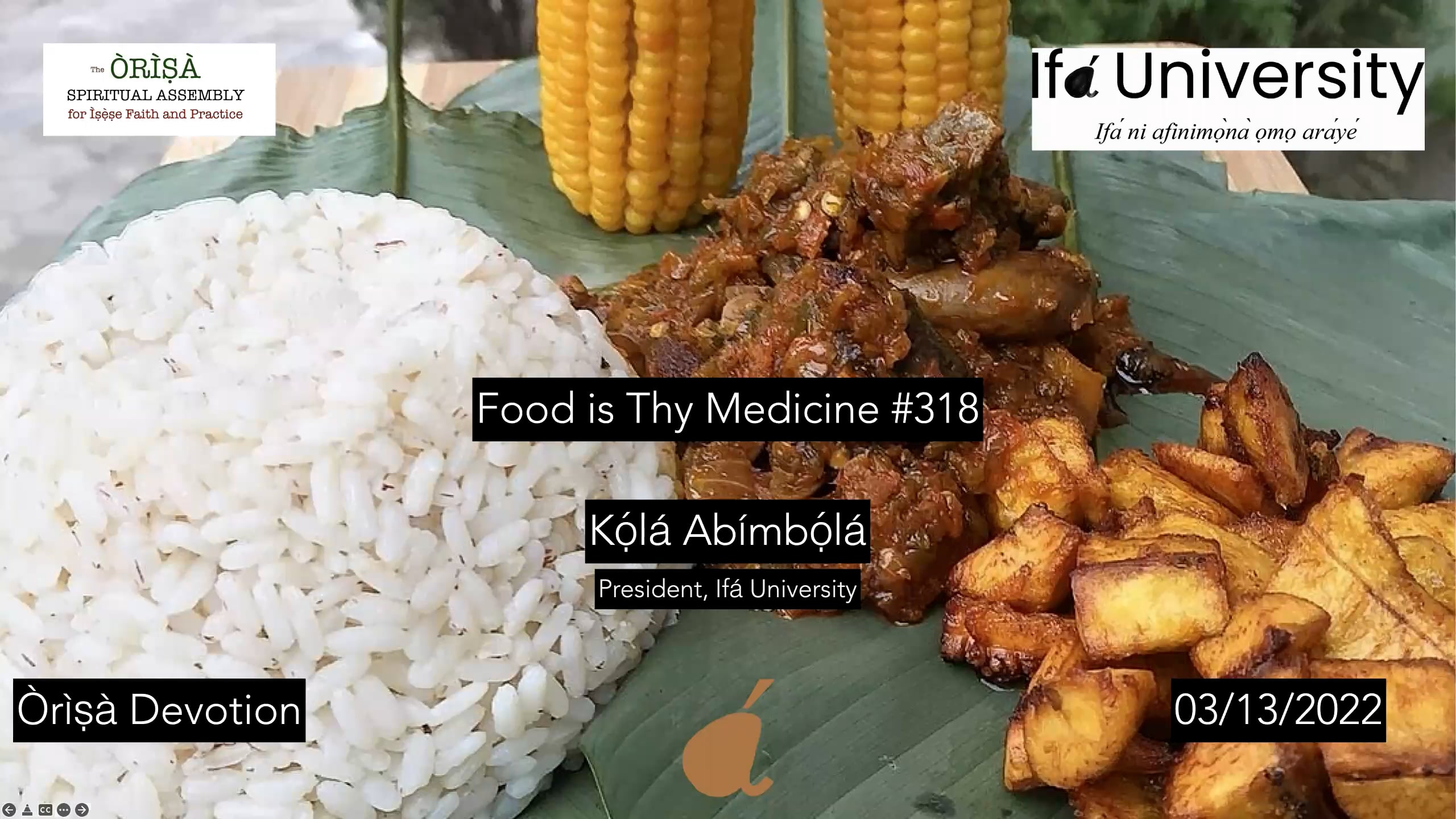 #318 Food is Thy Medicine on Vimeo