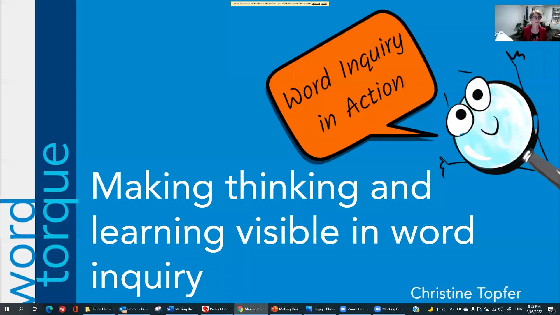 Ready, Set, Go! Presentation - Christine Topfer - Making Word Inquiry ...