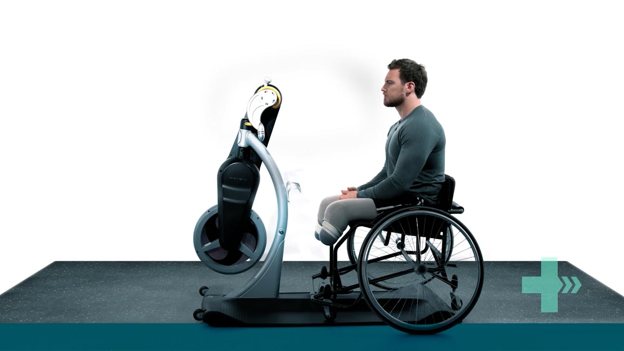 Cardiovascular workout, Matrix crank cycle - backward; 01 on Vimeo