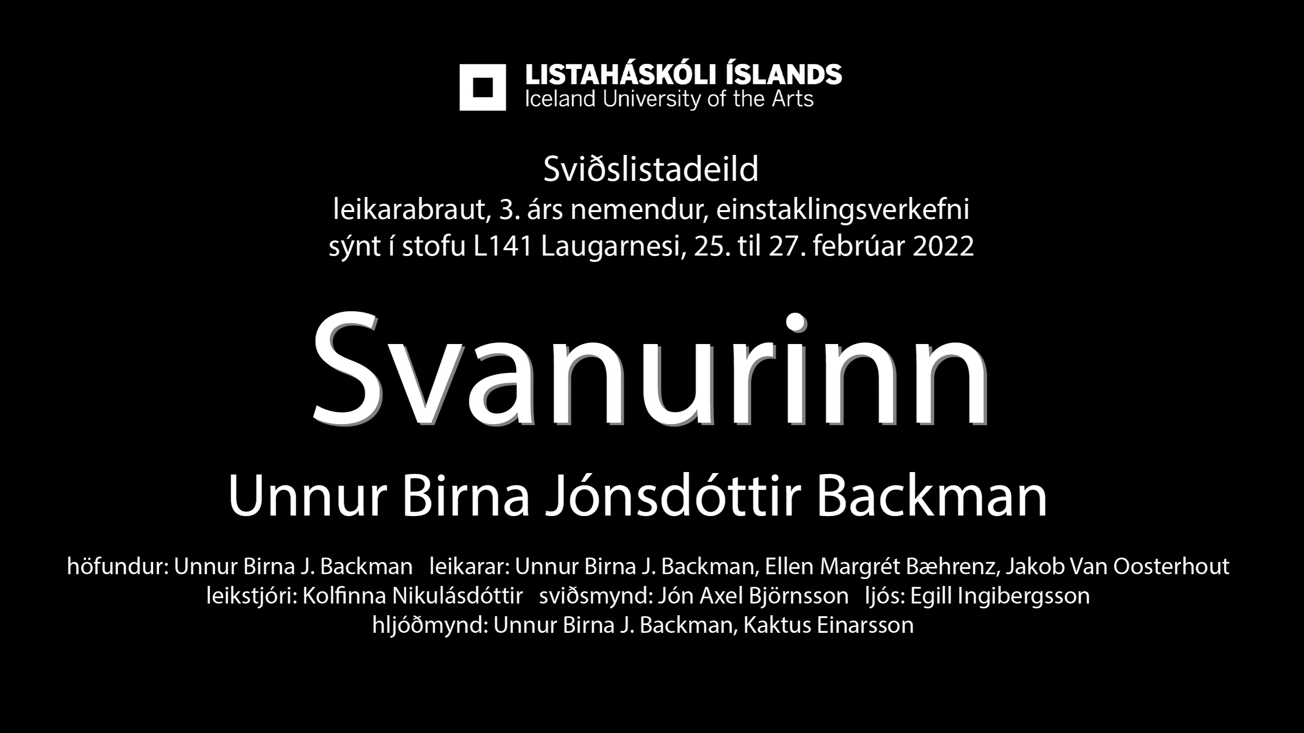 Svanurinn (2022) on Vimeo