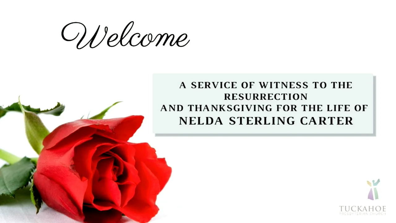 Nelda Carter Memorial Service on Vimeo