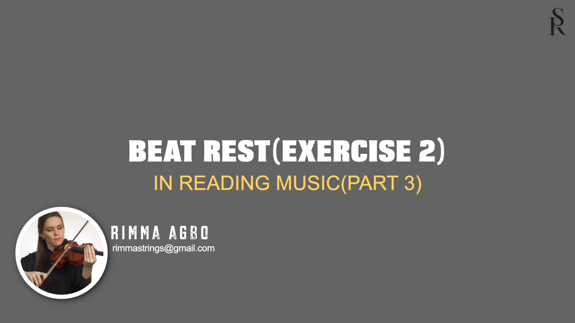 3 Beat Rest(Exercise 2)-3.m4v on Vimeo