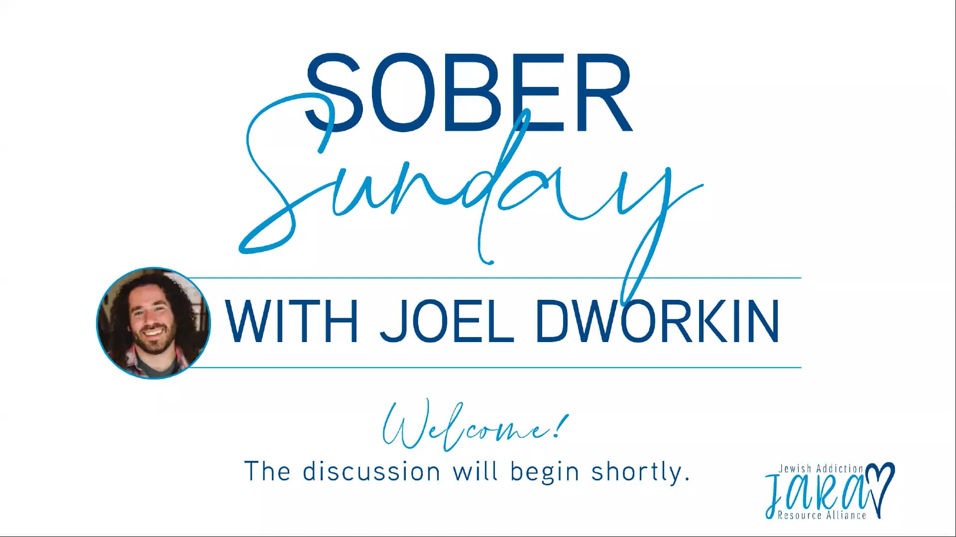 Jewish Addiction Resource Alliance: Sober Sunday with Joel Dworkin on Vimeo