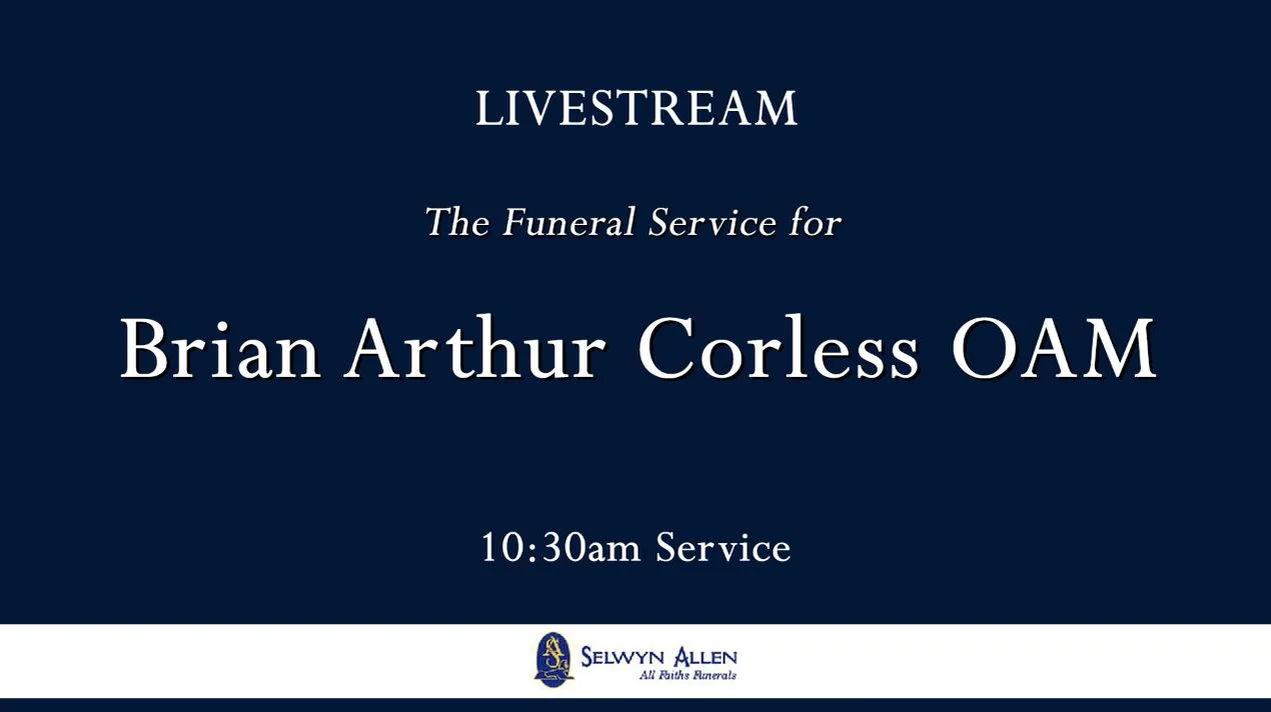 The Funeral Service for Brian Corless OAM