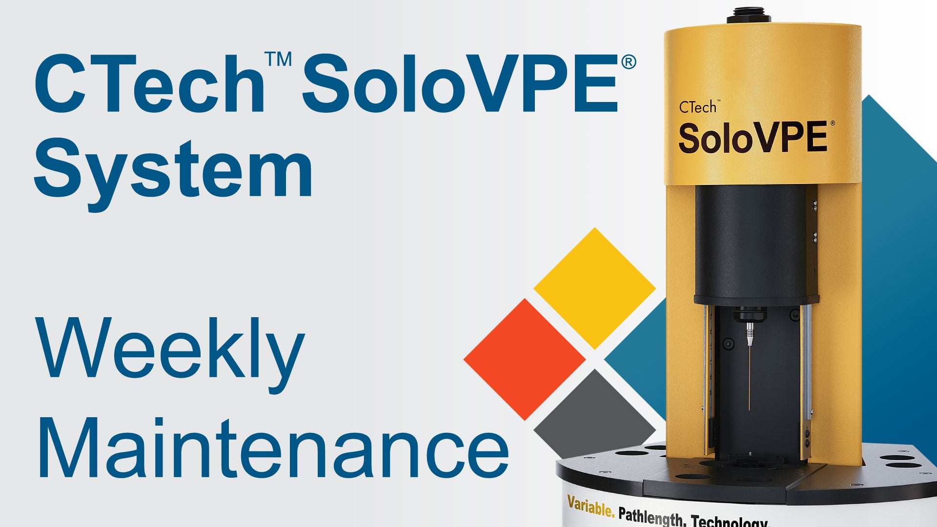 CTech SoloVPE System | Weekly Maintenance on Vimeo