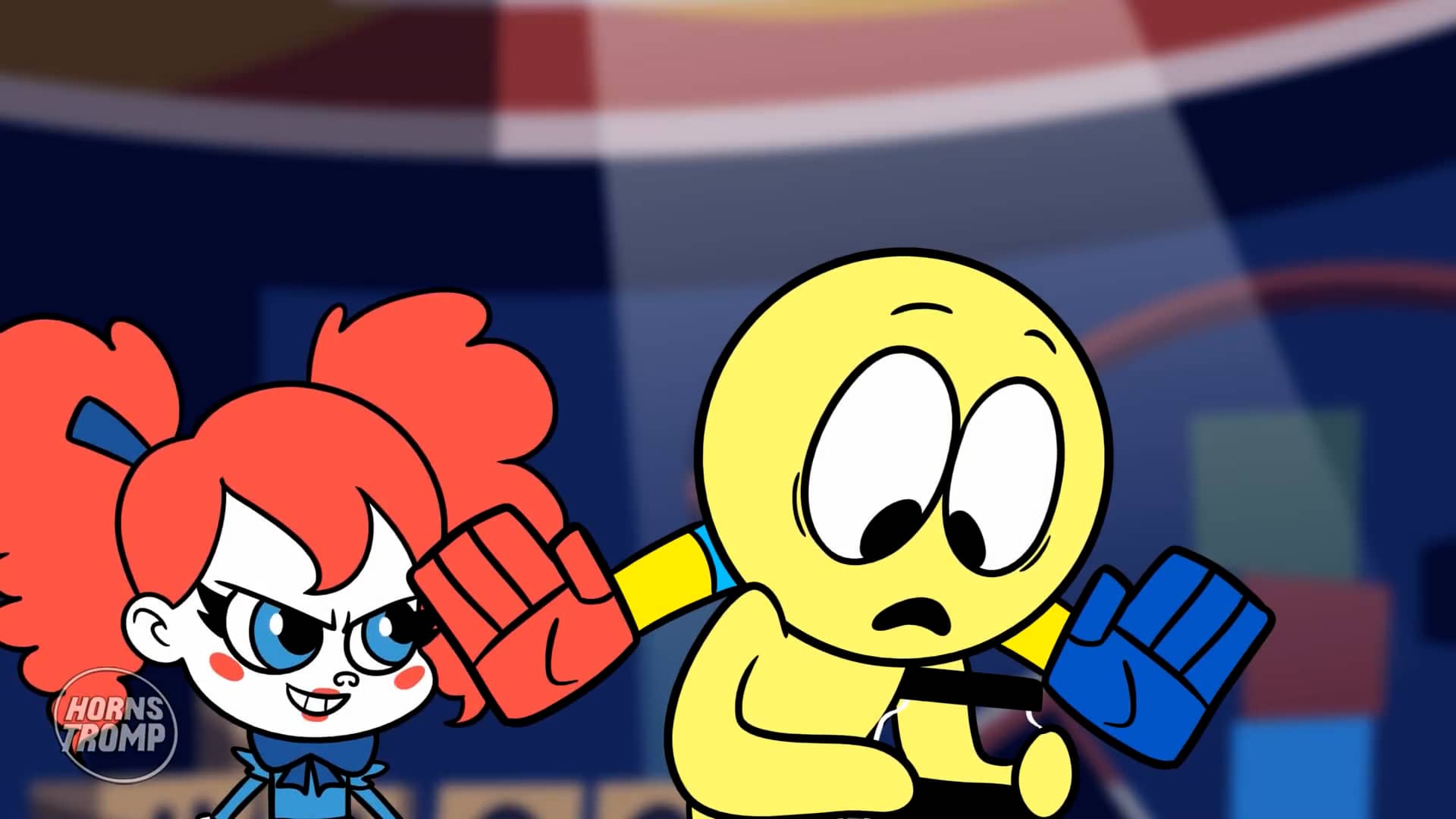 HUGGY WUGGY & KISSY IS SO SAD WITH PLAYER.EXE! Poppy Playtime Animation ...