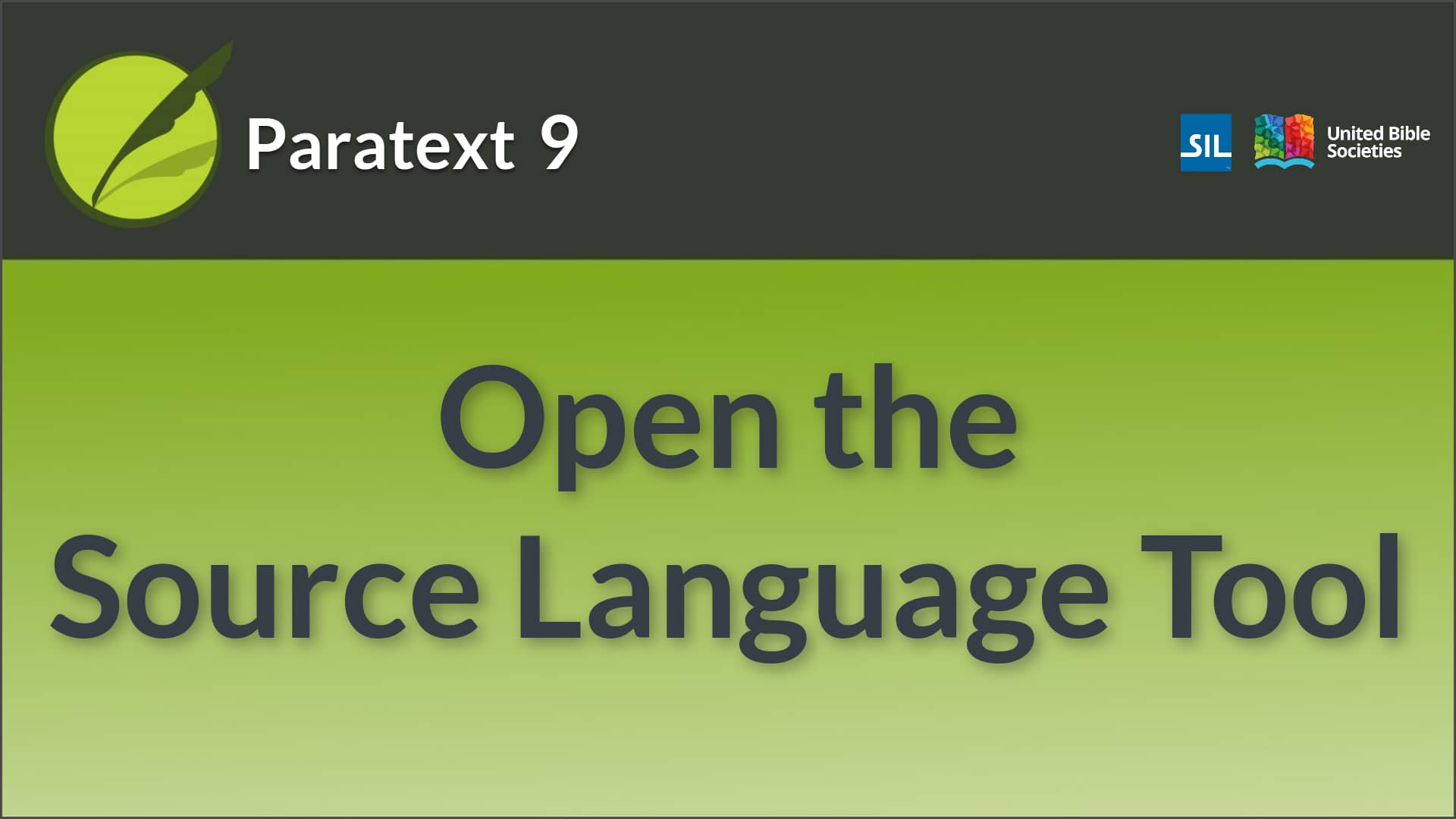 Source Language Tool - Open the SLT Window on Vimeo