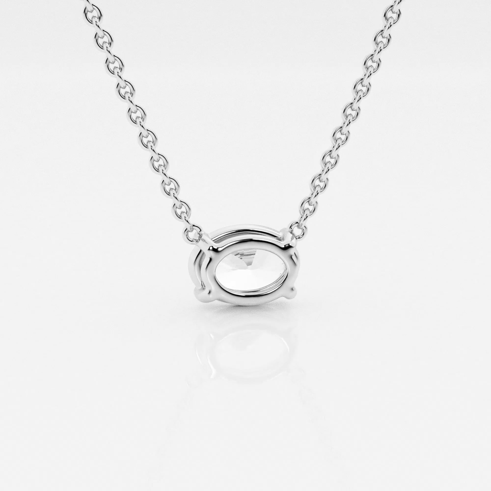 näas Ethereal 1 ctw Oval Lab Grown Diamond Solitaire Pendant with ...