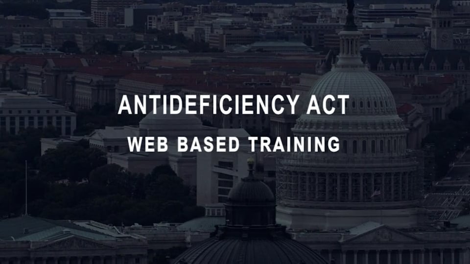 Intro Video Anti Deficiency Act on Vimeo