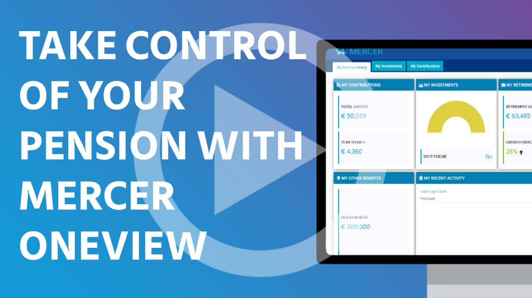 Take control of your pension plan with Mercer OneView on Vimeo