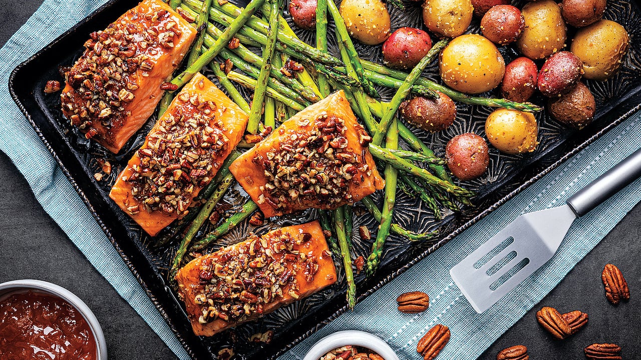 Stater Bros 2022 rights managed - SB_Apricot Pecan Salmon_Stater on Vimeo