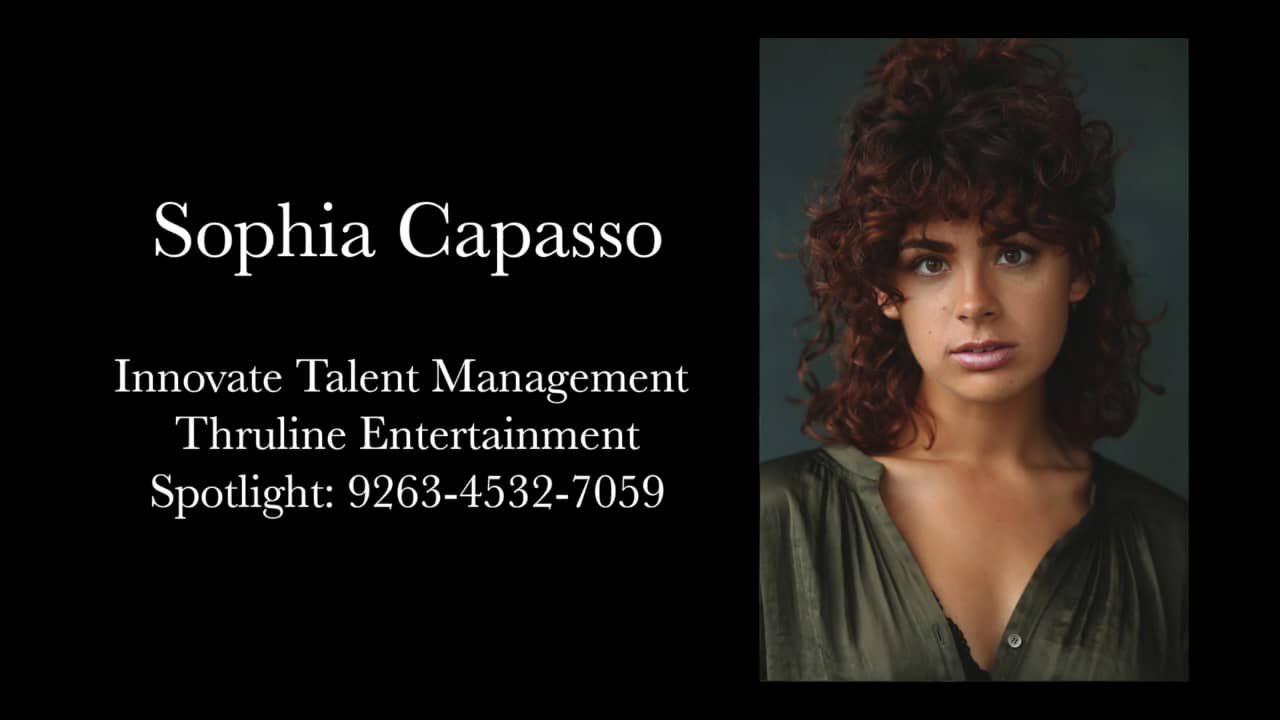 Sophia Capasso - Showreel 2022 on Vimeo