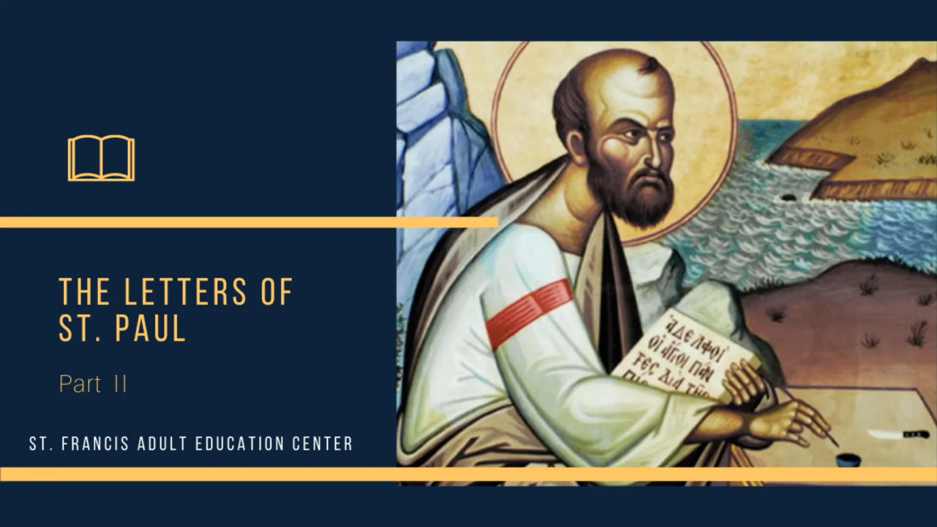 Letters of St. Paul pt2 - wk 4 on Vimeo