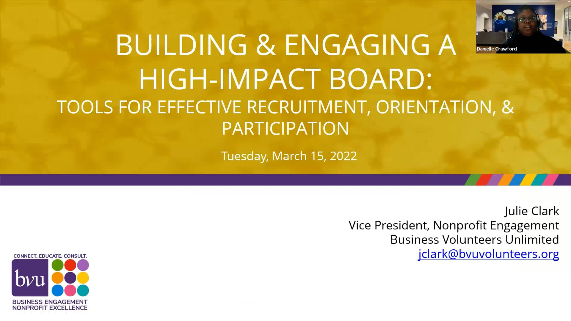 Building & Engaging a High-Impact Board on Vimeo