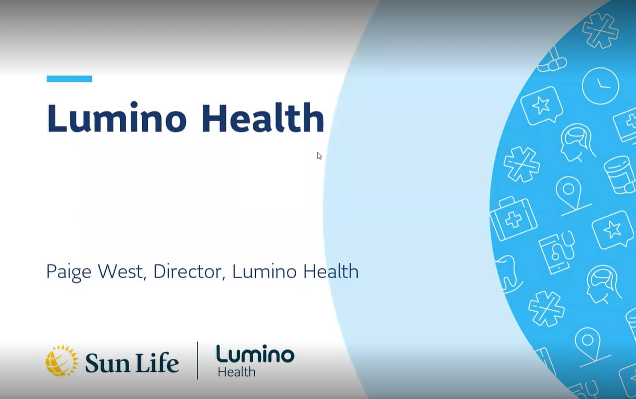 Sun Life Lumino Health - 2021 - presented by Lumino Health on Vimeo