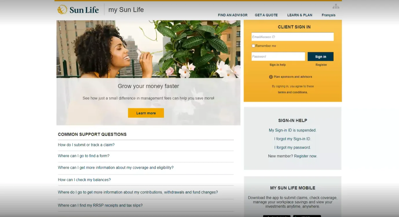 Member Site Enrollment Demo - September 2020 - presented by Sun Life