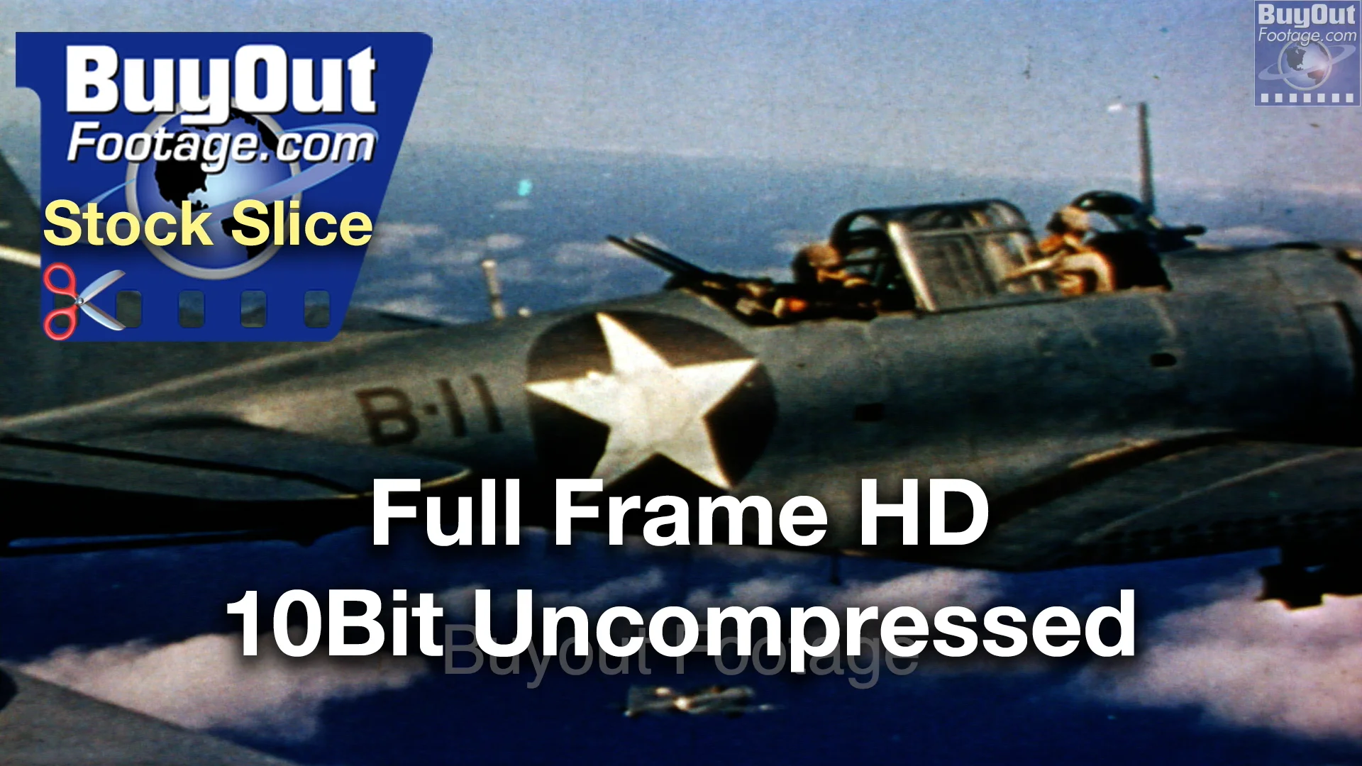 U.S. Fighter Planes Formation | Battle of Midway | WW2 Stock Footage on ...