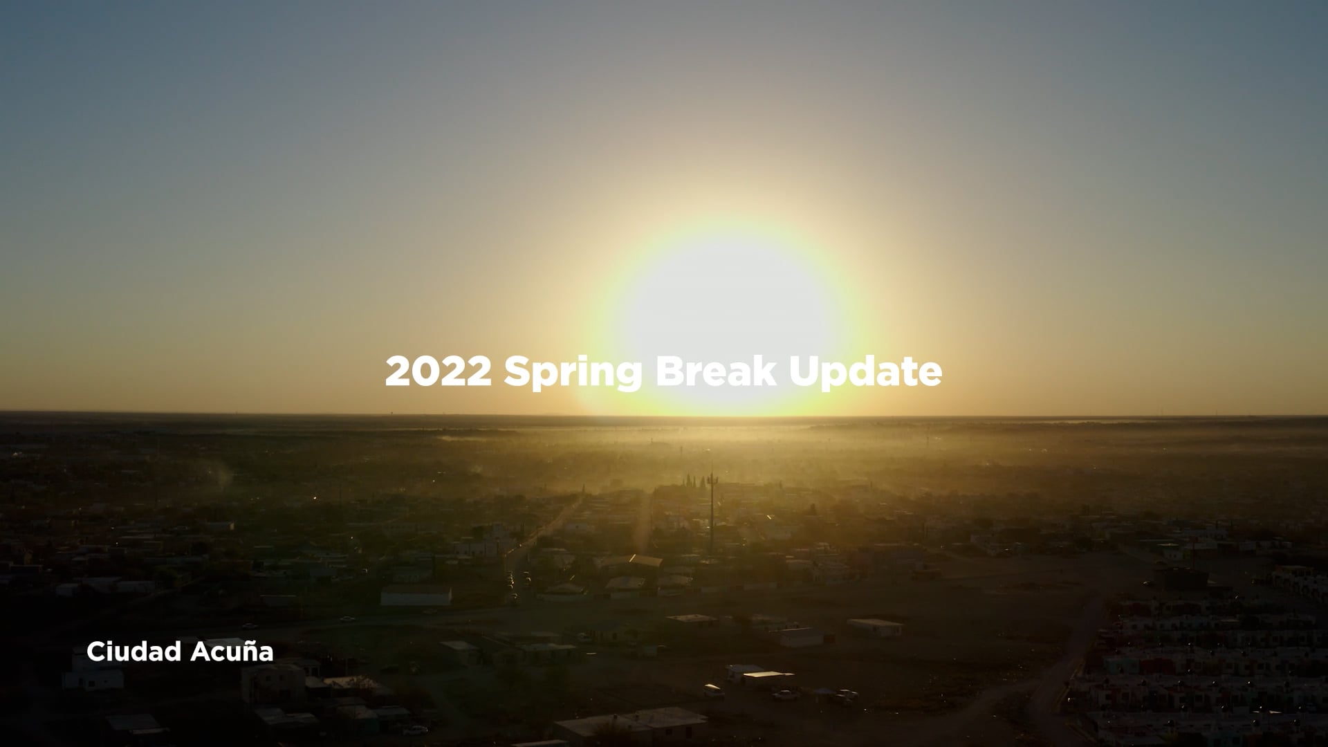 Vo's Spring Break Update on Vimeo
