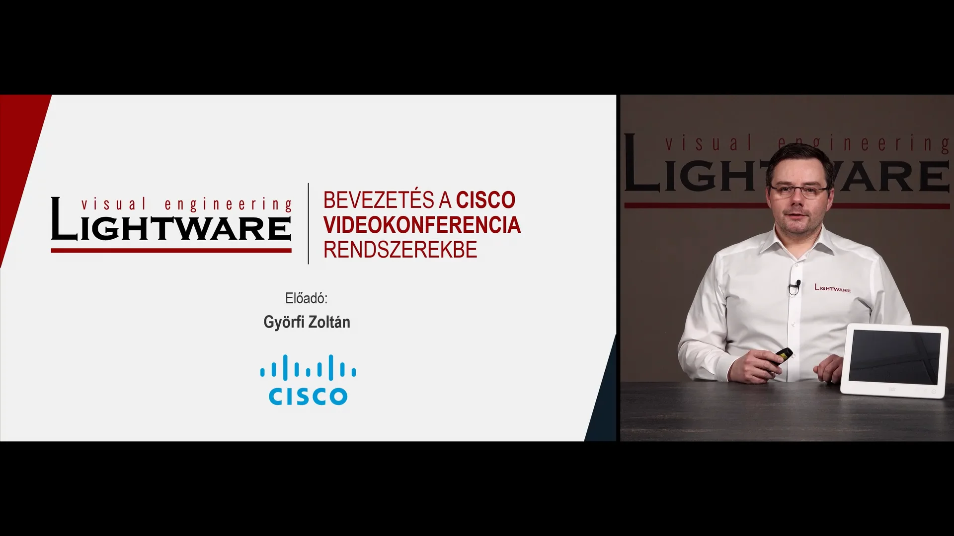 Lightware Cisco Integration LVL 1 HUN on Vimeo