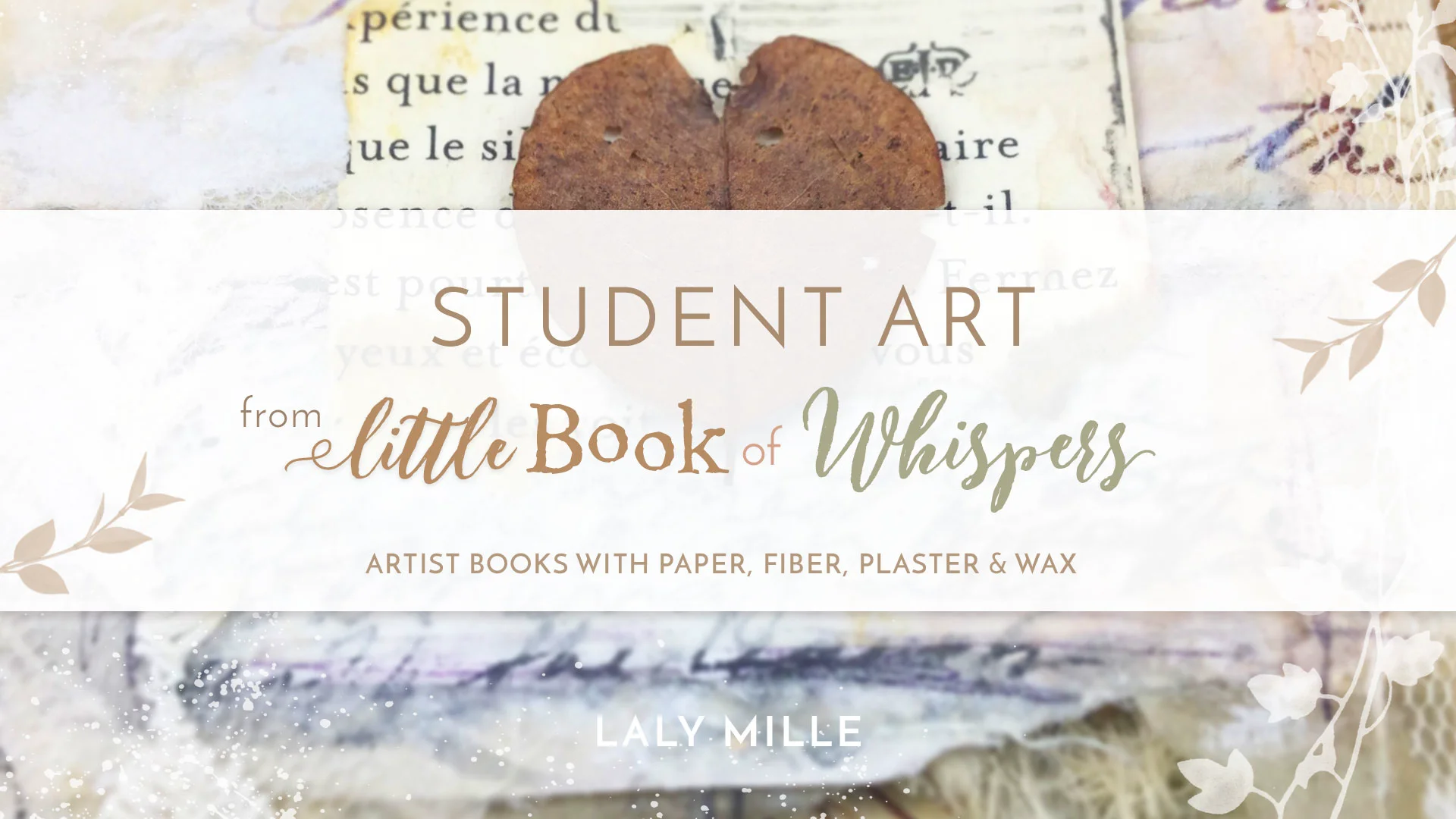 Little books in the making... student art from Little Book of Whispers ...