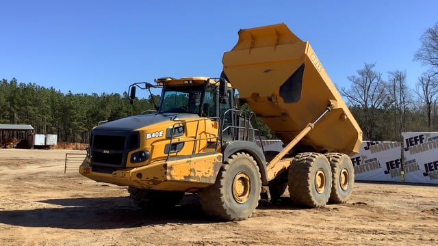 2017 BELL ADT B40E 6X6 ARTICULATED DUMP TRUCK SN: B93A640EK01105537 ...