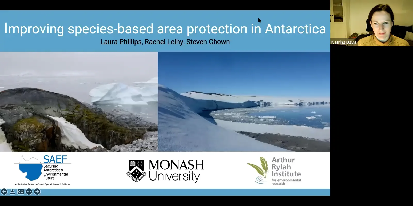 Improving species-based area protection in Antarctica