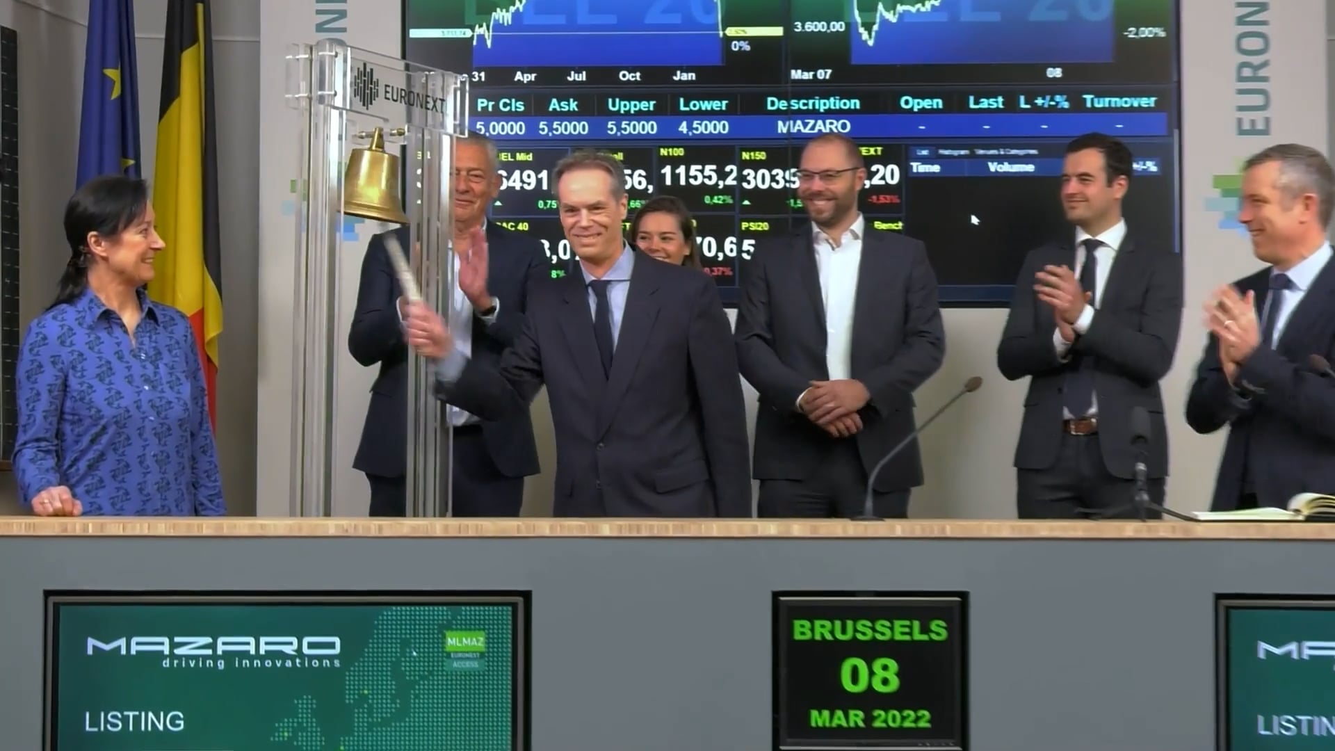 MAZARO lists on Euronext Access on Vimeo