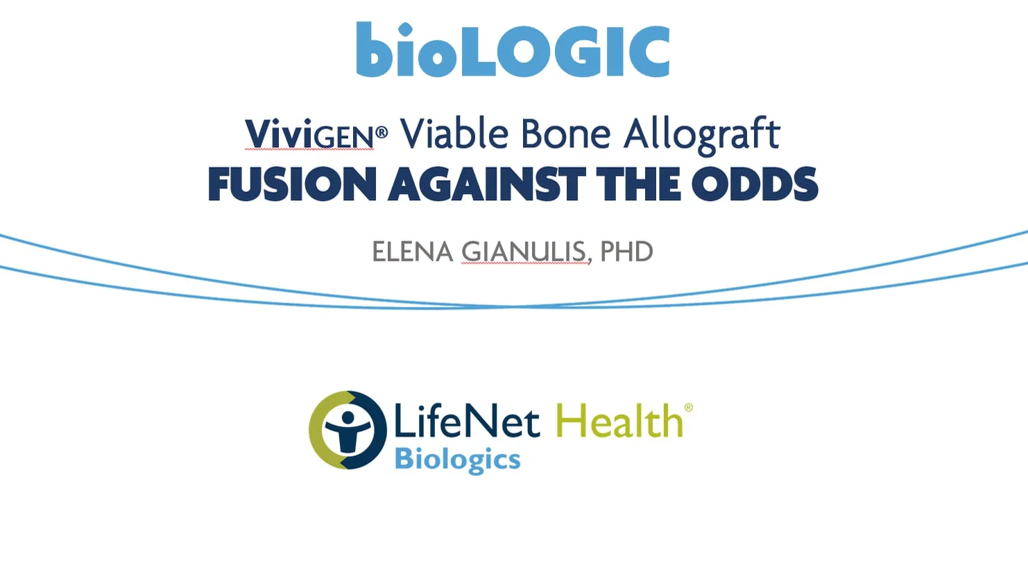 New eventAAOS 2022 | bioLOGIC Presentation | ViviGen on Vimeo