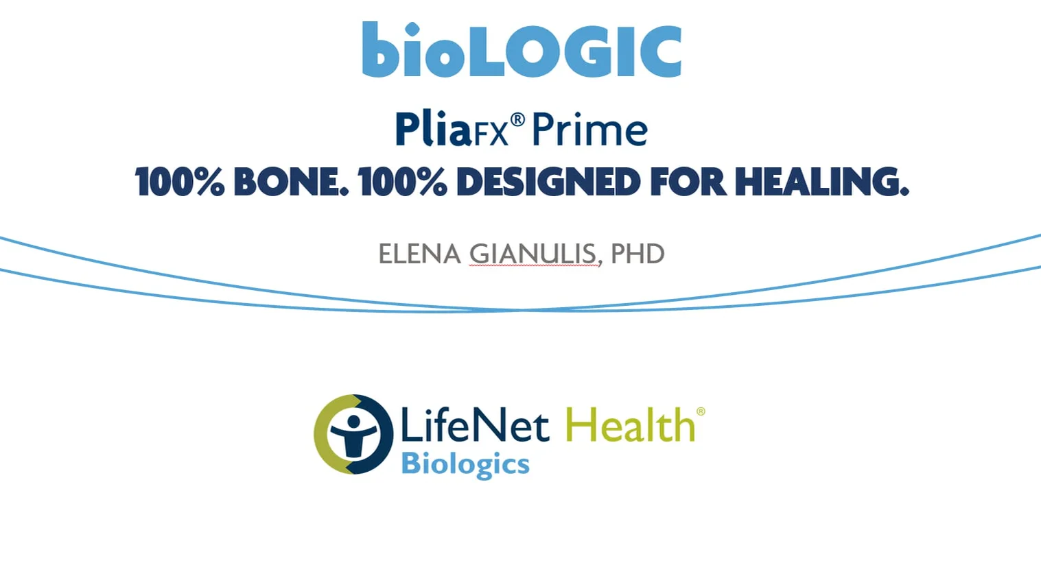 AAOS 2022 | bioLOGIC Presentation | PliaFX Prime on Vimeo
