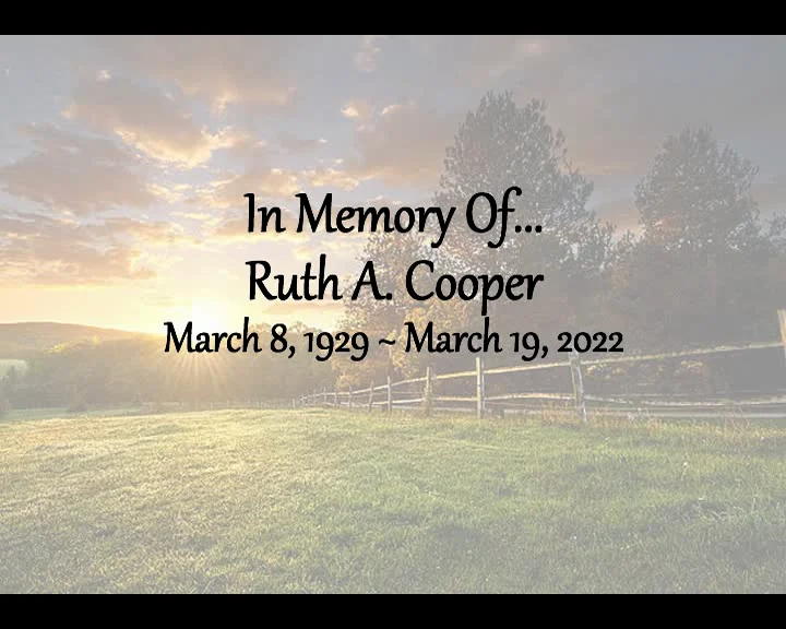 Ruth Cooper on Vimeo