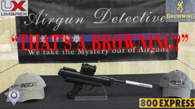 Browning 800 Express Breakbarrel Air Pistol 'Full Review' by Airgun ...