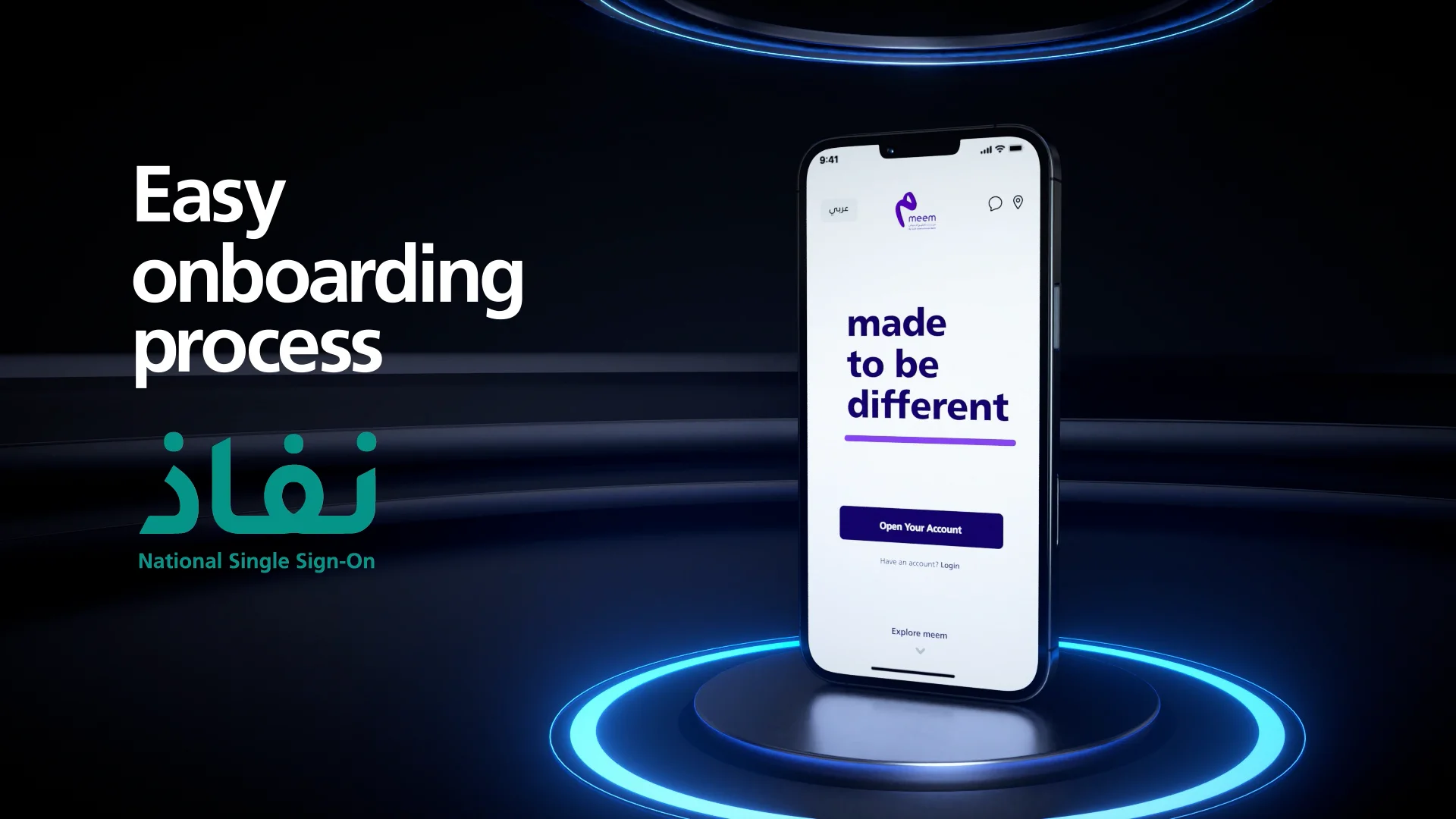 Meem Digital Bank KSA _ Mobile App