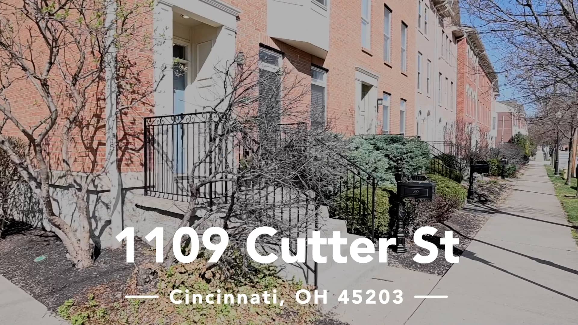 1109 Cutter St, Cincinnati, OH 45203 on Vimeo