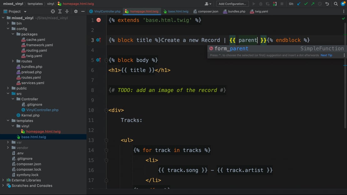 Twig Inheritance > Harmonious Development with Symfony 6 | SymfonyCasts Twig Inheritance > Harmonious Development with Symfony 6 | SymfonyCasts