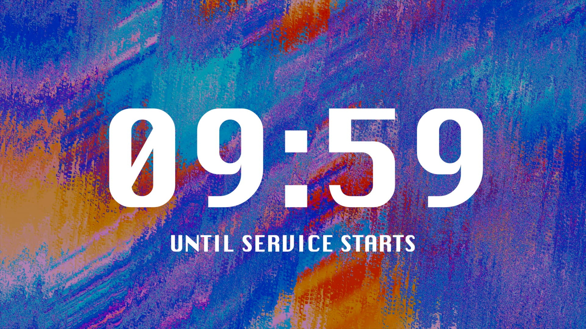 Church timer countdown on Vimeo