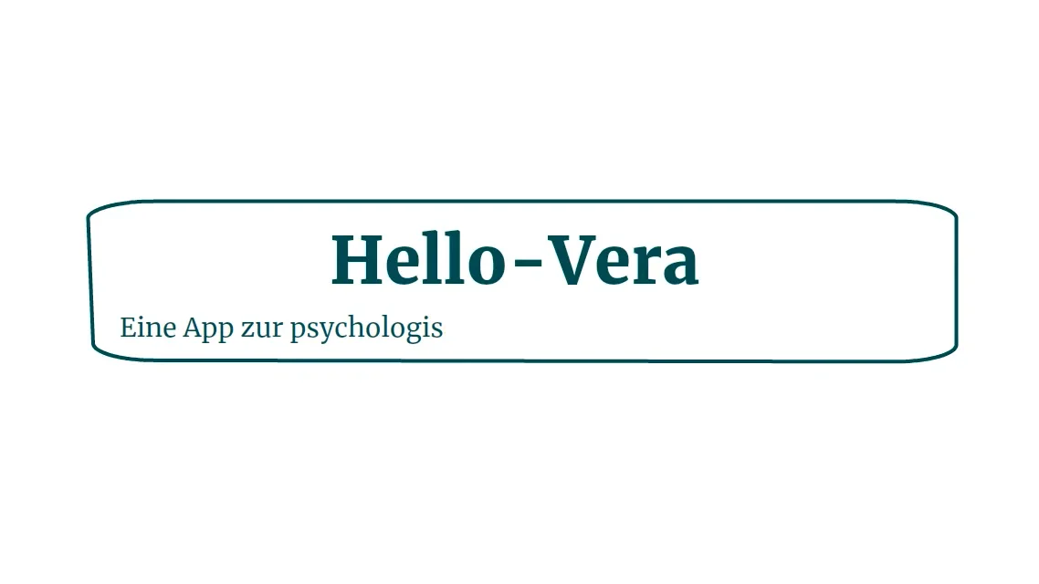 So funktioniert «Hello Vera» on Vimeo