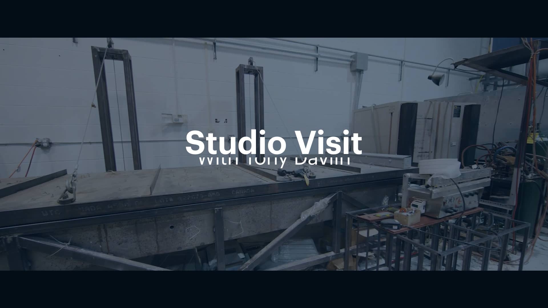 Tony Davlin Studio Visit on Vimeo