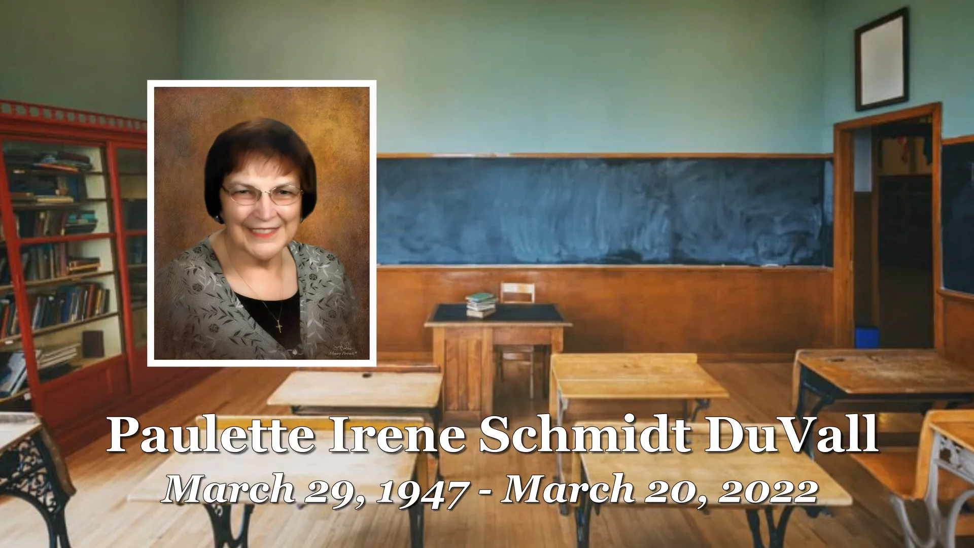 Paulette Irene Schmidt DuVall - Morgan & Nay Paulette DuVall on Vimeo