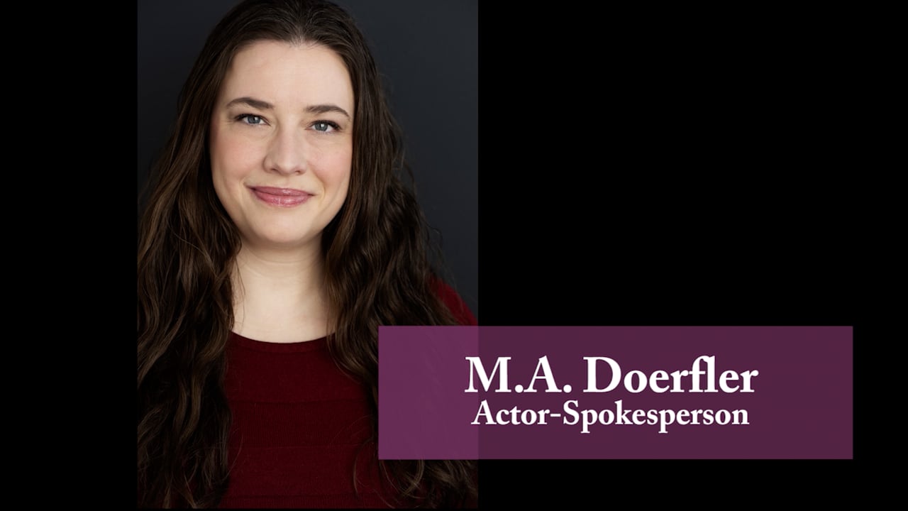 Reel - Spokesperson - MA Doerfler.mp4 on Vimeo