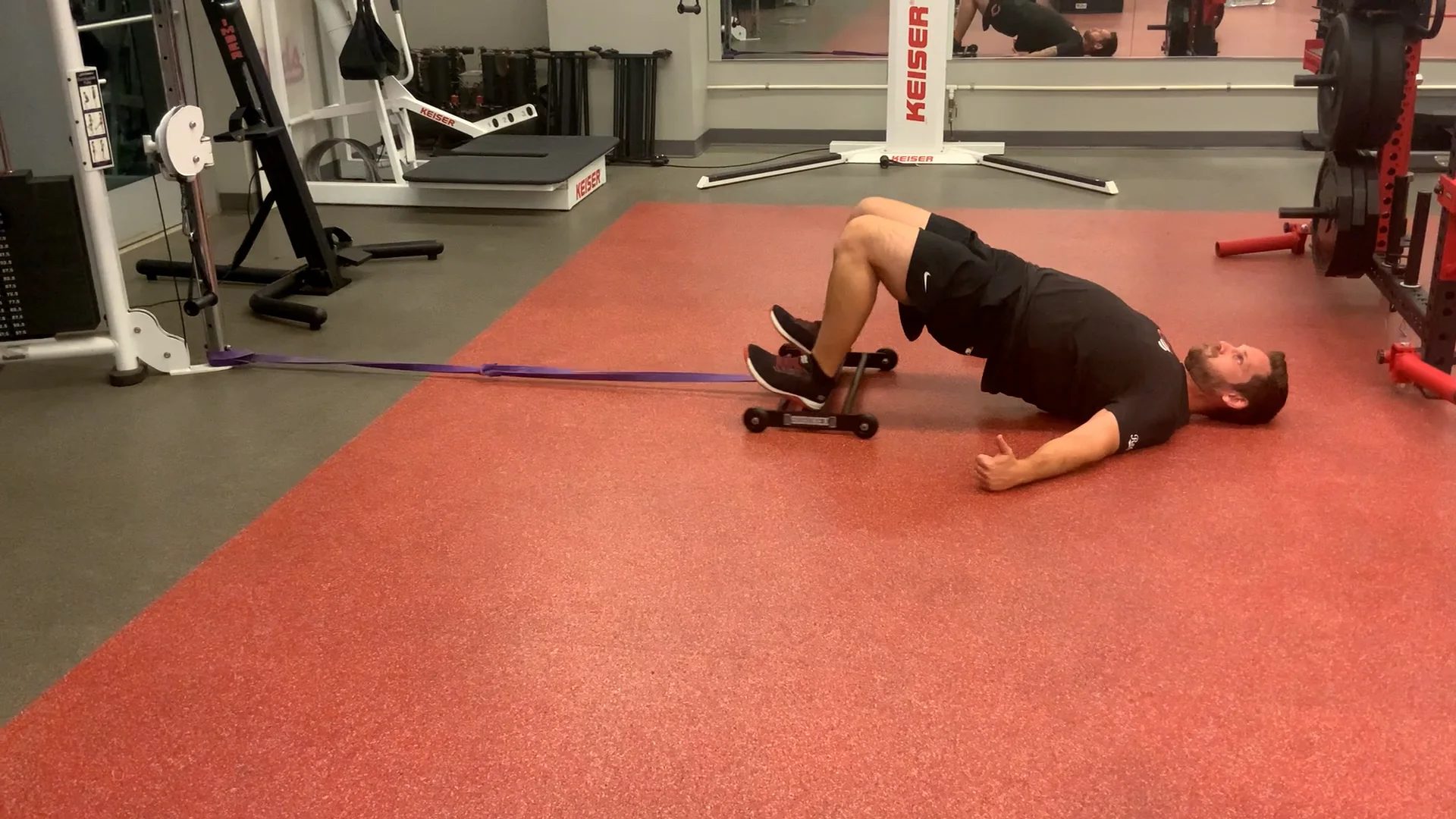 Hamstring Curl Band Resisted on Vimeo