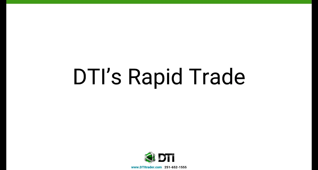 Rapid Trade Explained