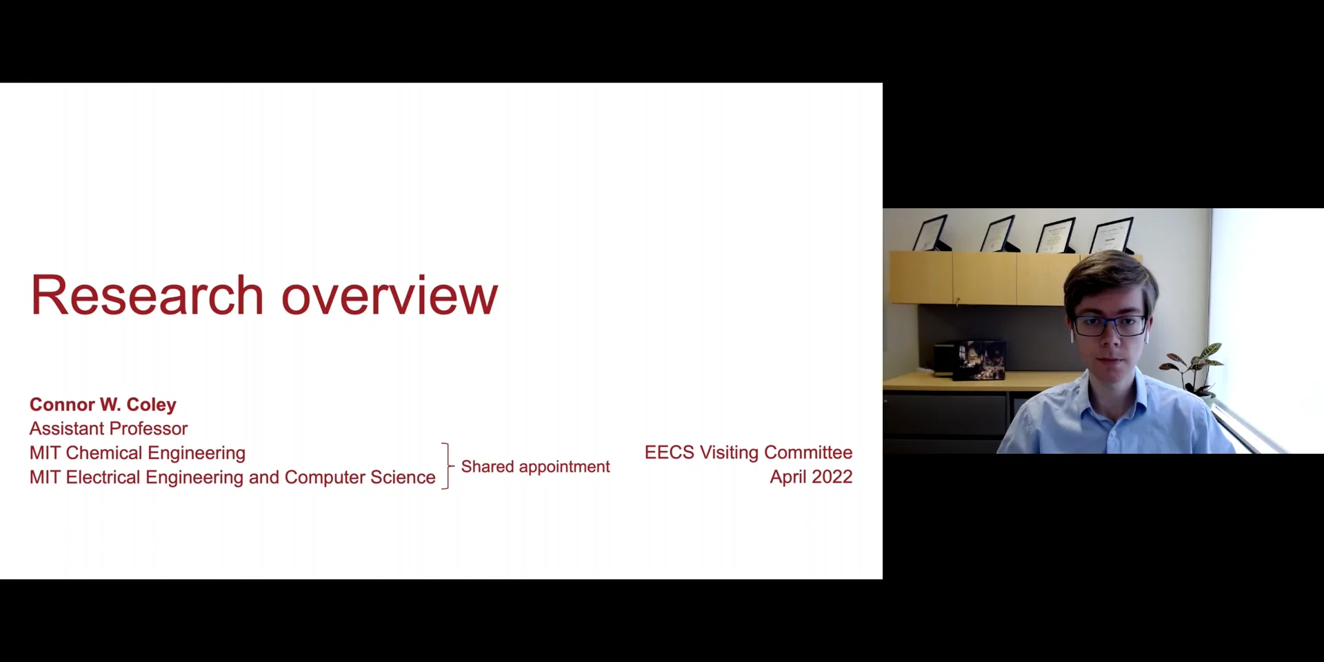 Connor Coley on Vimeo