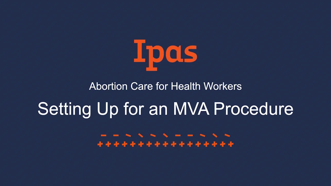 Setting Up for an MVA Procedure