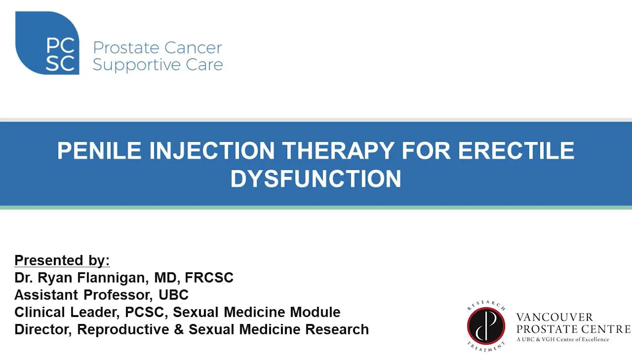 21 Penile Injection Therapy for Erectile Dysfunction