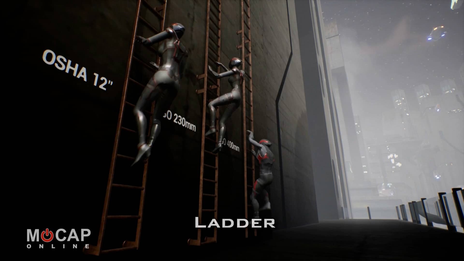 Ladder / Climbing: 3D Character Animations for Game Development and 3D ...