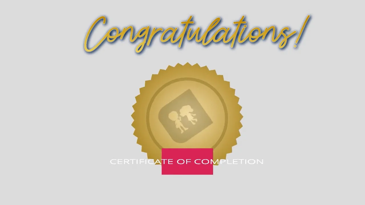 Congratulations - Course Completed.mp4 on Vimeo